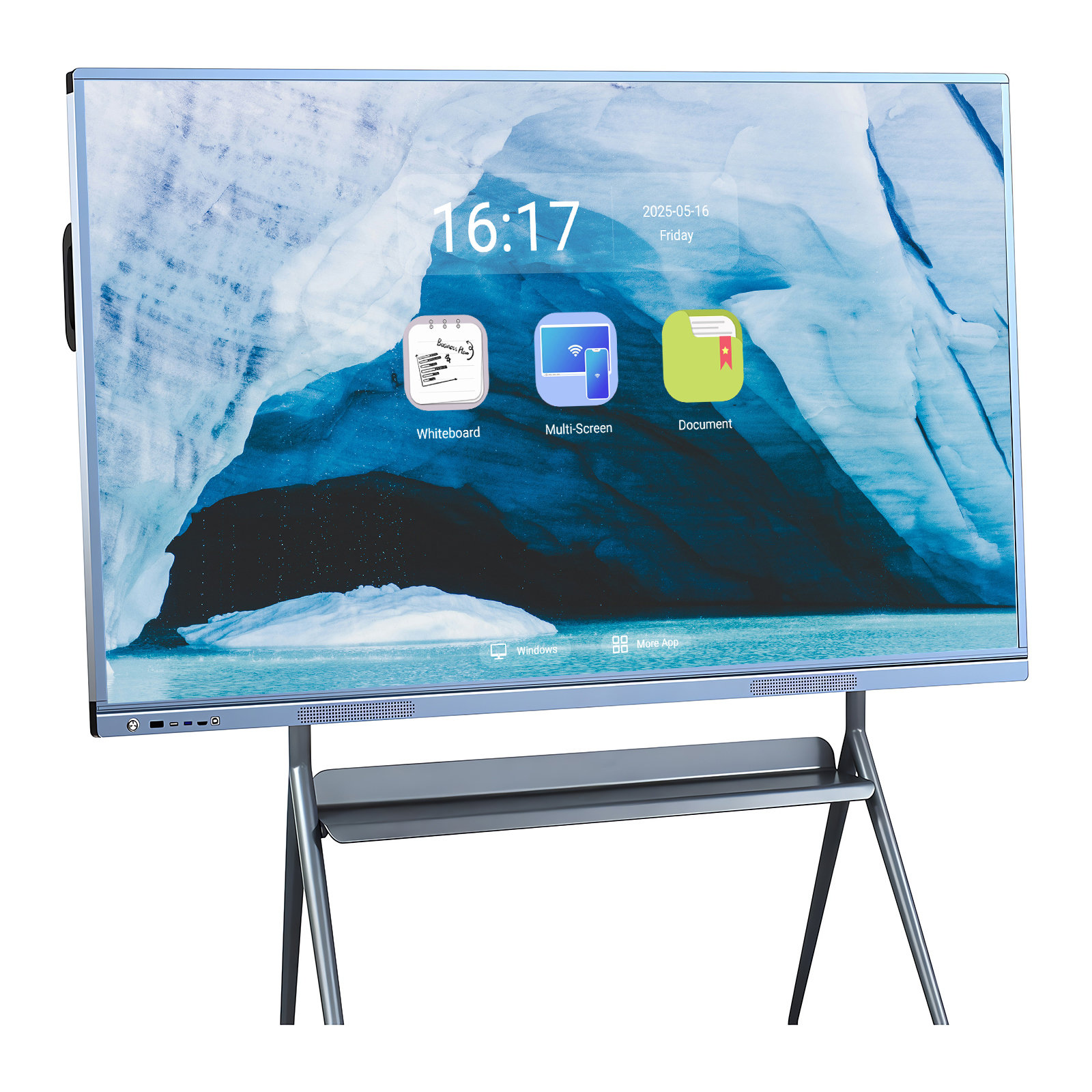 JYXCN Smart Board 75 "à écran tactile 4K, tableau blanc numérique, calendrier électronique et ...